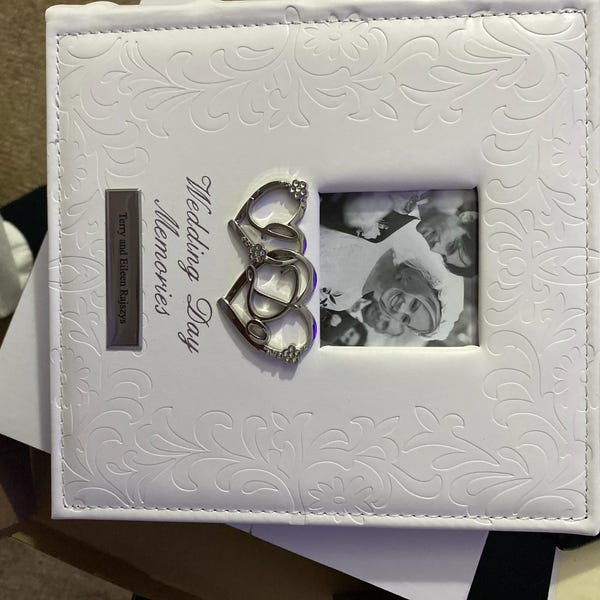 21st Birthday Black Scrapbook Photo Album With Gold Script Present ...