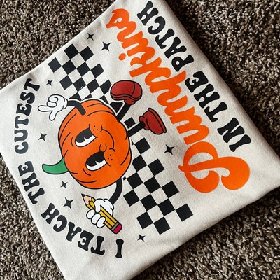 Fall Teacher I Teach the Cutest Pumpkins DTF TRANSFER Ready to Press ...