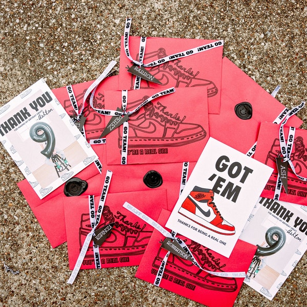 Sneakerhead Shoebox Anniversary Card | Printable, Digital Card ...