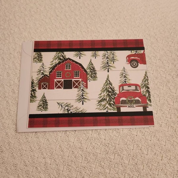 It's Looking Like Spring. A Handmade Note Card That is Blank on the ...