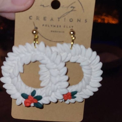 Monarch Butterfly Drop Earrings / Polymer Clay Earrings / Spring ...