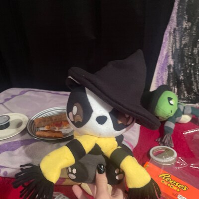 Badger Wizard Plush - Etsy