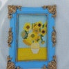 Miniature Round Plaster Frame in 6 Metallic Colours - Etsy