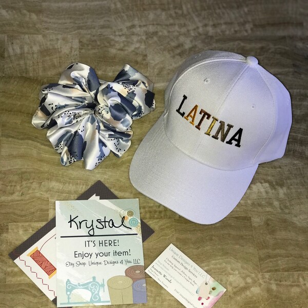 Embroidered Latina Ladies Baseball Cap | Latina Hat | Latina Gift ...