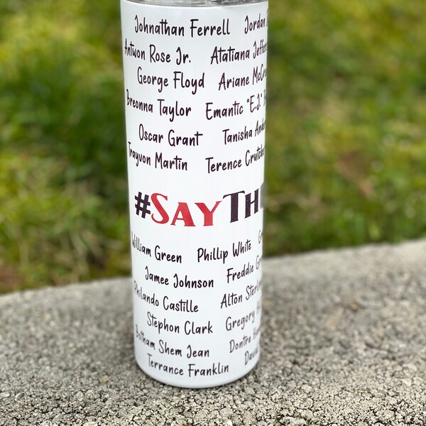 Say Their Names Cut File Print File SVG Circuit Brother Silhouette ...