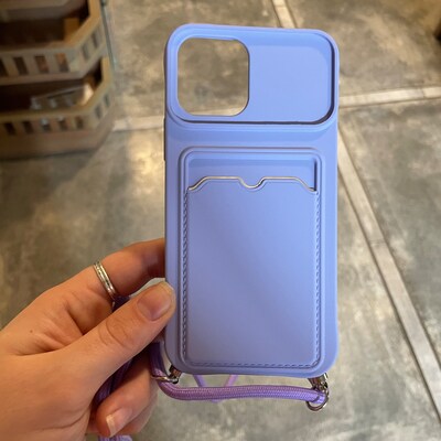 Handmade Genuine Pressed Real Dried Flower Purple&blue iPhone Case ...