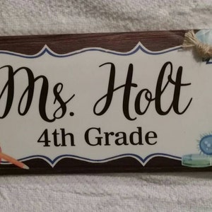 Math and Science Class Door Sign, Personalized Teacher Classroom Door ...