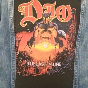 Dio the Last in Line Back Patch Cosplay Eddie Munson - Etsy UK