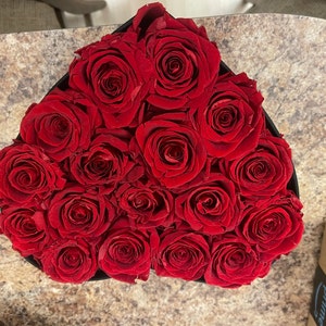 XL Size Single Preserved Rose, Metallic Preserved Rose, Gold Rose ...