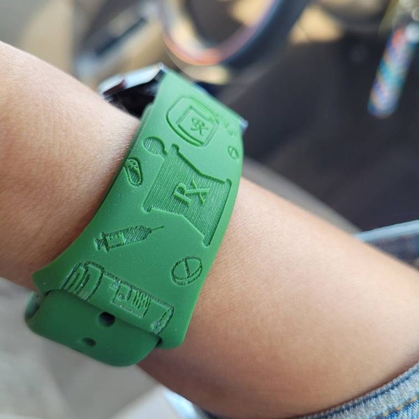 Pharmacist Engraved Watch Band | Pharmacist Watch Band | Pharmacy Tech ...