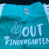 Last Day of School Shirt, Peace Out Pre-k, Peace Out Kindergarten ...
