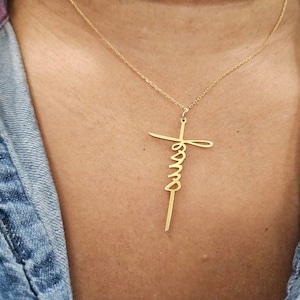 Dainty Mimi Necklace, Sterling Silver, Gold, Mimi Necklace, Gift for ...