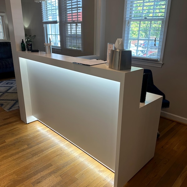 Aquamarine Reception Desk - Etsy