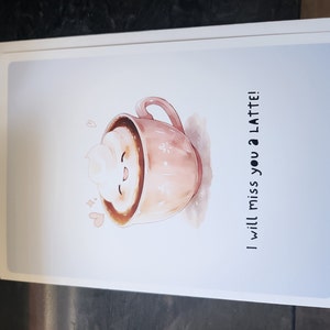 Farewell Card Owl Miss You Going Away Gift Coworker Friend Military ...