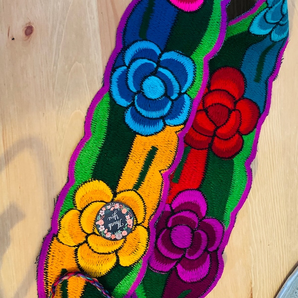 Mexican Floral Belt. Embroidered Belt. Mexican Belt. Free Shipping - Etsy