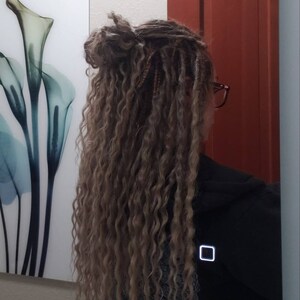 Synthetic Dreads Extensions Thick Dreads Full Set. Blonde | Etsy