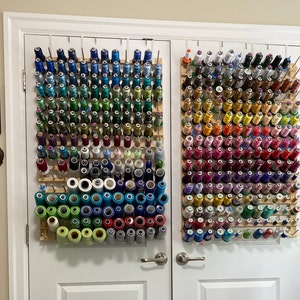 192 Spool Thread Rack 2 Inch Spacing-thread Organization - Etsy