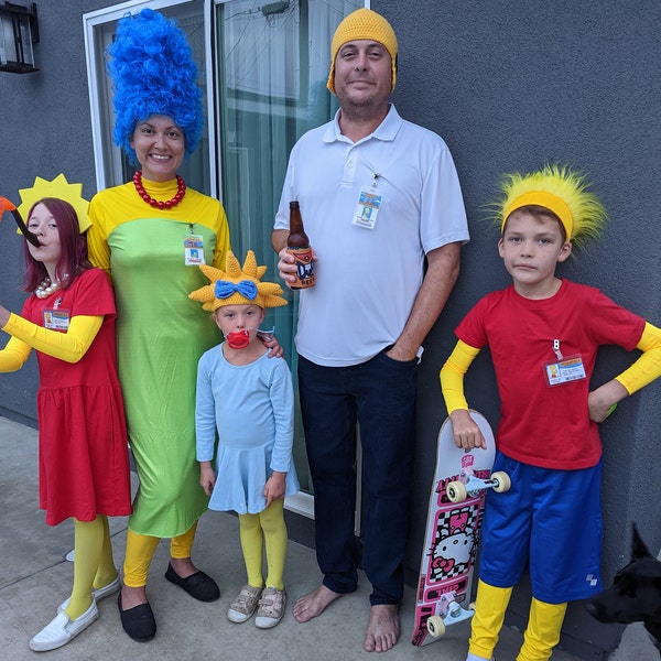 Crochet Homer Simpson Hat-crochet Homer Simpson Wig-halloween Costume ...