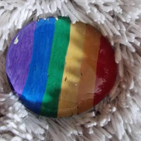 Bumble Bee Pocket Hug, Glass Fidget Pebble, Uplifting Present, Bumble ...