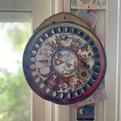 Perpetual Calendar Wheel of the Year Printable - Etsy