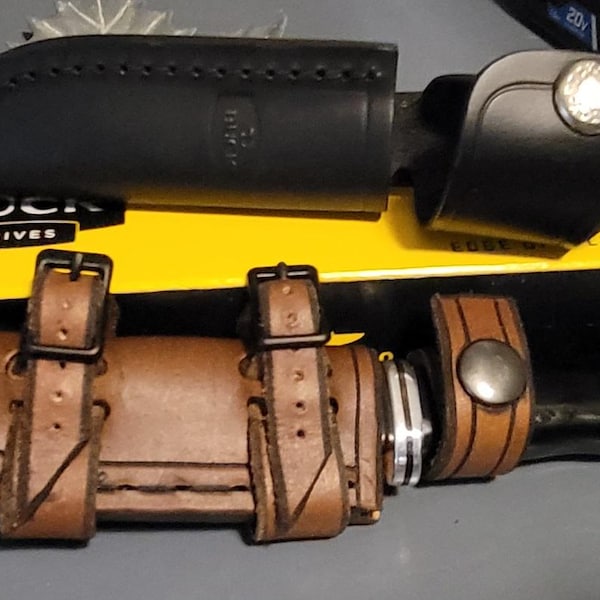 Horizontal Sheath for Buck 102; Cross Draw or Scout Carry, Genuine ...