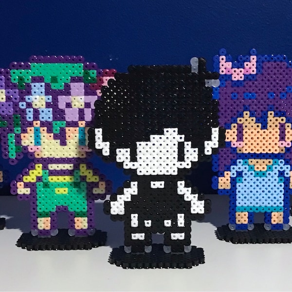 Omori (DREAM / HEADSPACE) Characters From Perler Beads, Perler Videogames, Aubrey, Kel, Hero ...