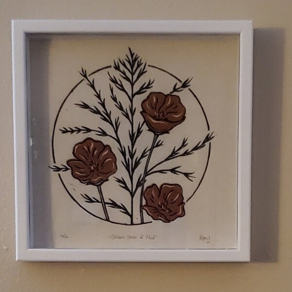 Octopus Block Print, Original Linocut, Ocean Print, Ocean Art, Octopus ...