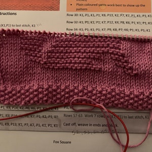 Knitting Pattern for US Marines Washcloth or Afghan Square | Etsy