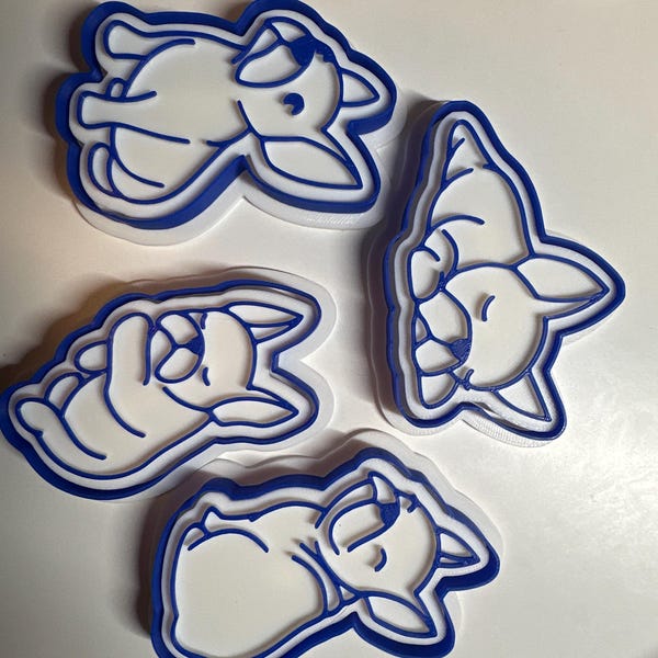 French Bulldog Cutters ~ Adorable Dog Cookie Cutters ~ Puppy Clay ...