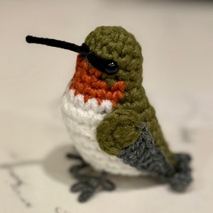 Little Chickadee Written Crochet Pattern Realistic Bird Crochet Pattern ...