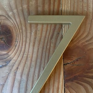 Black Metal House Numbers 5 Inch Modern Address Numbers - Etsy