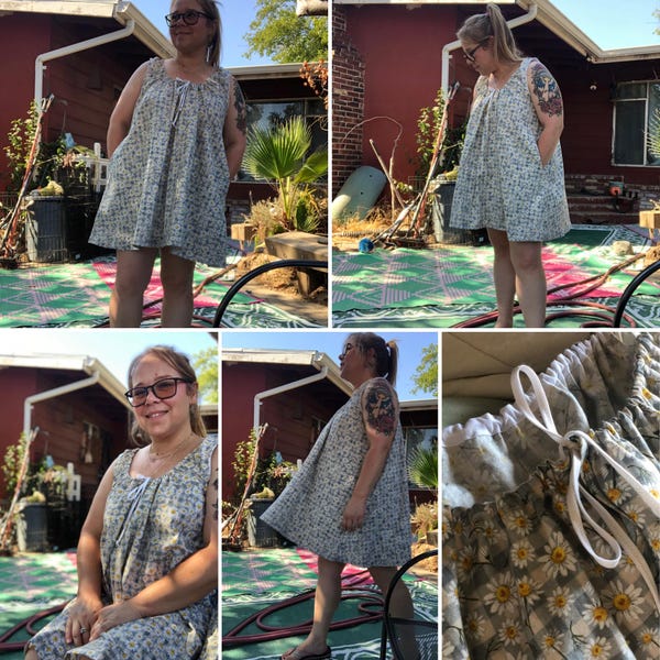 Shoreline Shift Dress Sewing Pattern | Beginner Friendly (PDF Pattern ...
