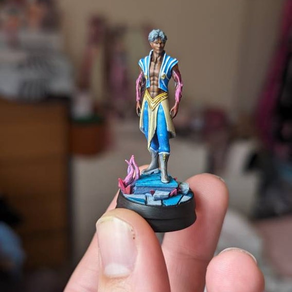 The Baroness | Young Female Elf Noble Mini | 32mm & 74mm Model ...