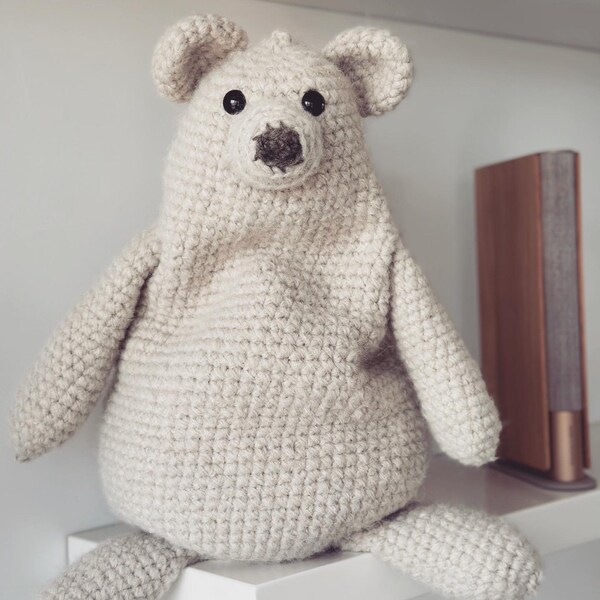 Crochet Pattern, Chunky Benji the Bear, Step by Step US Terms DIY ...