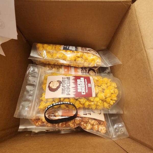 Bigfoot Poop Caramel and Chocolate Gourmet Popcorn Chocolate Gift ...