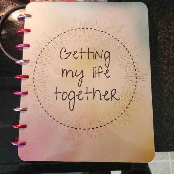 Happy Planner Cover, Getting My Life Together Cover, Sassy Disc Planner ...