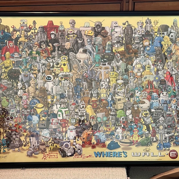 Bogof 'where's WALL-E' A1 Size Poster - Etsy