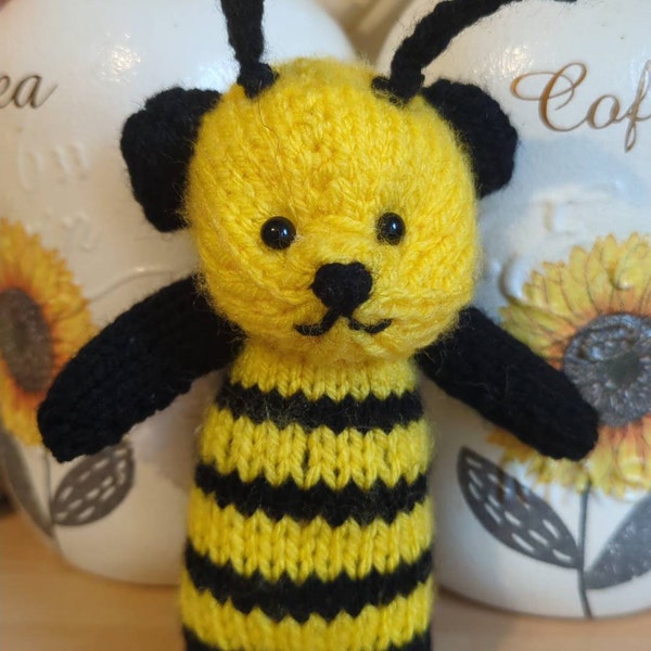 Teddy Bee, Knitting PATTERN Pdf, Cute Stuffed Animal Tutorial, Knitted ...