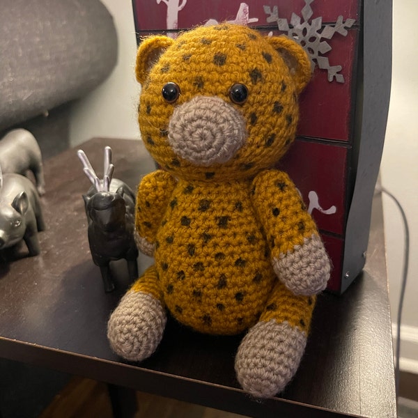 Amigurumi Leopard PDF Crochet Pattern, Safari Amigurumi Animal Pattern ...
