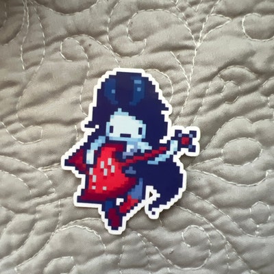 Wallace Wells Premium Sticker Scott Pilgrim Pixel Art Sticker - Etsy