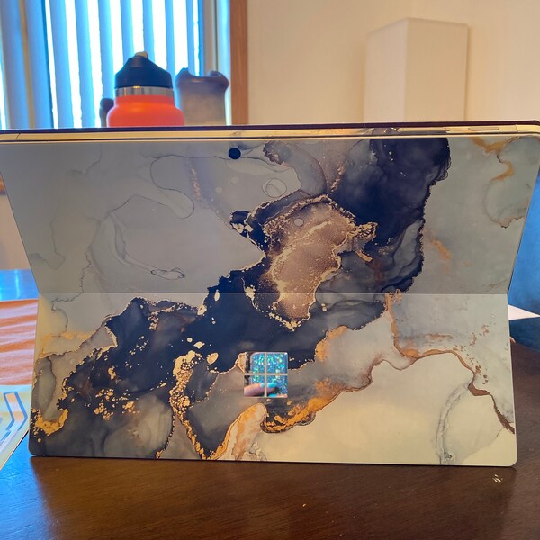 Surface Pro X Surface Pro 7 Skin Microsoft Surface Pro X Sticker Gold ...