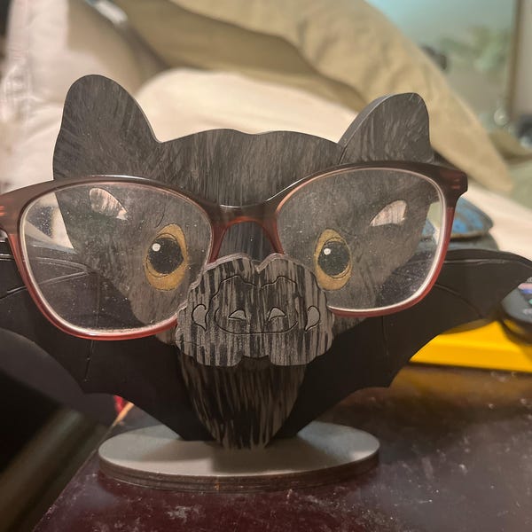 Turtle Eyeglass Holder Hand Painted, Cute Animal Glasses Stand, Perfect ...