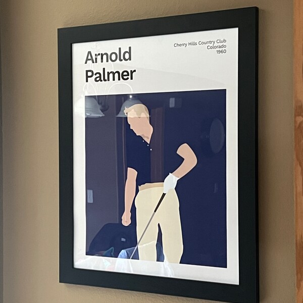 Jon Rahm, 2021 US Open Minimalist Golf Poster | Print | Gift | Wall Art ...