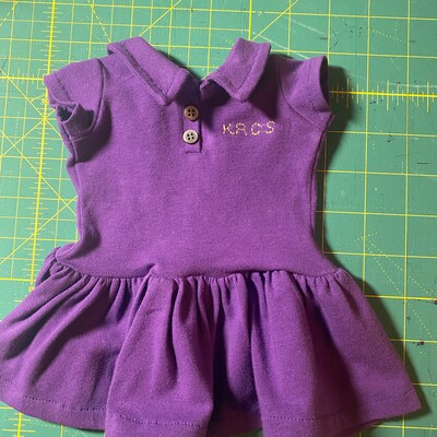 Polo Shirt Dress 18 Inch Doll Clothes Pattern Fits Dolls Such as ...