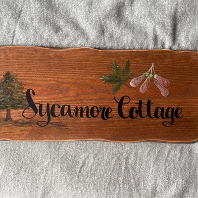 Custom Made Cottage House Name/house Number Wooden Plaques and - Etsy UK