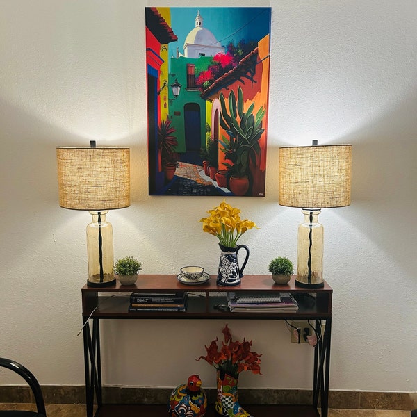 Indian Wall Art, Marathi Woman Oil Painting Print on Canvas, Indian Art ...