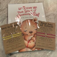 First Day of School Friendship Bracelet Back to School Bracelet Anxiety ...