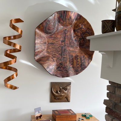 Metal Wall Art, Metal Wall Sculpture, Indoor Outdoor Art, Modern Metal ...