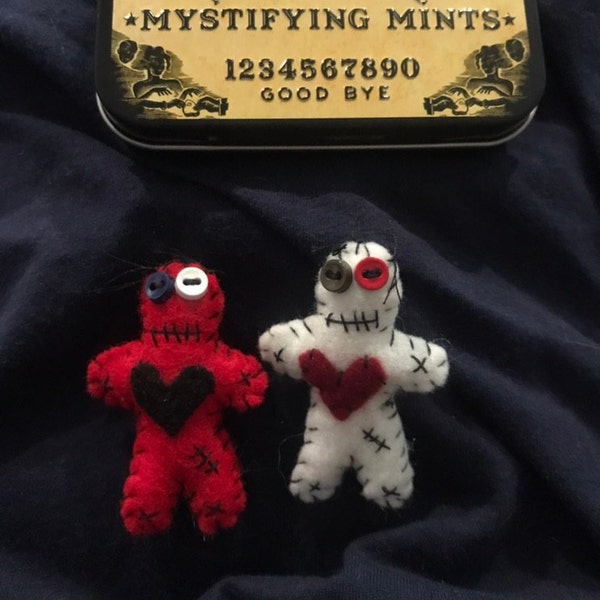 Mini Voodoo Dolls-tiny Voo Doo Dolls-halloween Decor-primitive-zombie ...