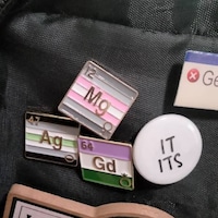 Transgender Pride Badge Trans Queer Pride Queer Chemistry Lgbtqi Lgbt ...